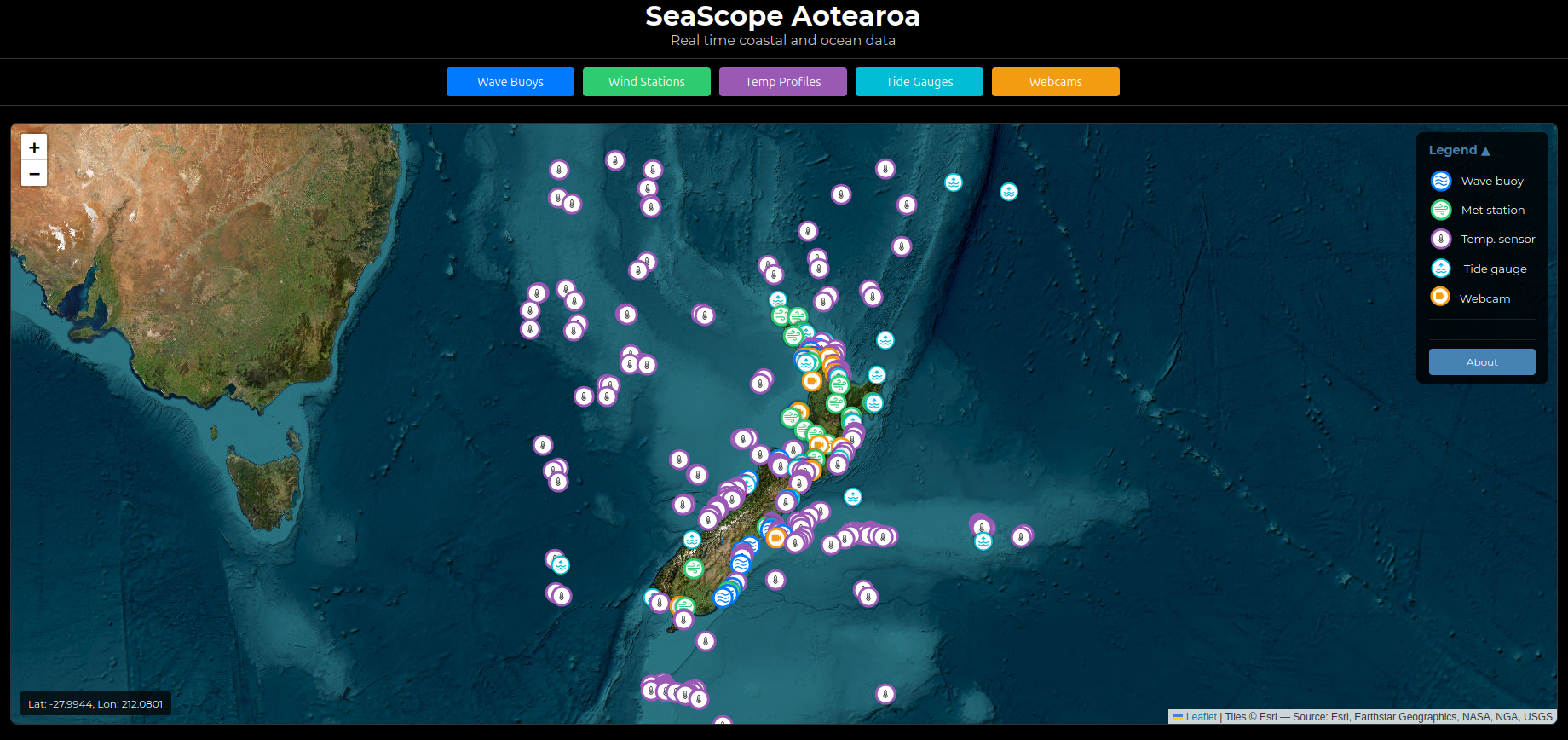 New Zealand Physical Oceanography Network